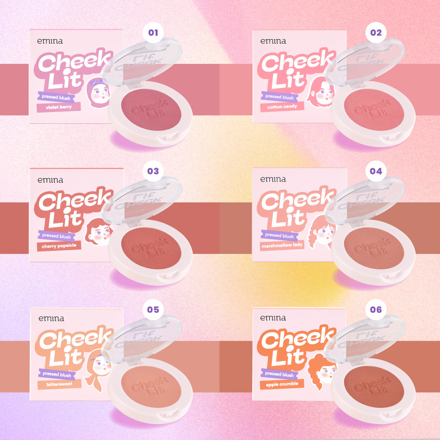Jual EMINA CHEEKLIT PRESSED BLUSH ON NEW SHADE & PACKAGING | Shopee ...