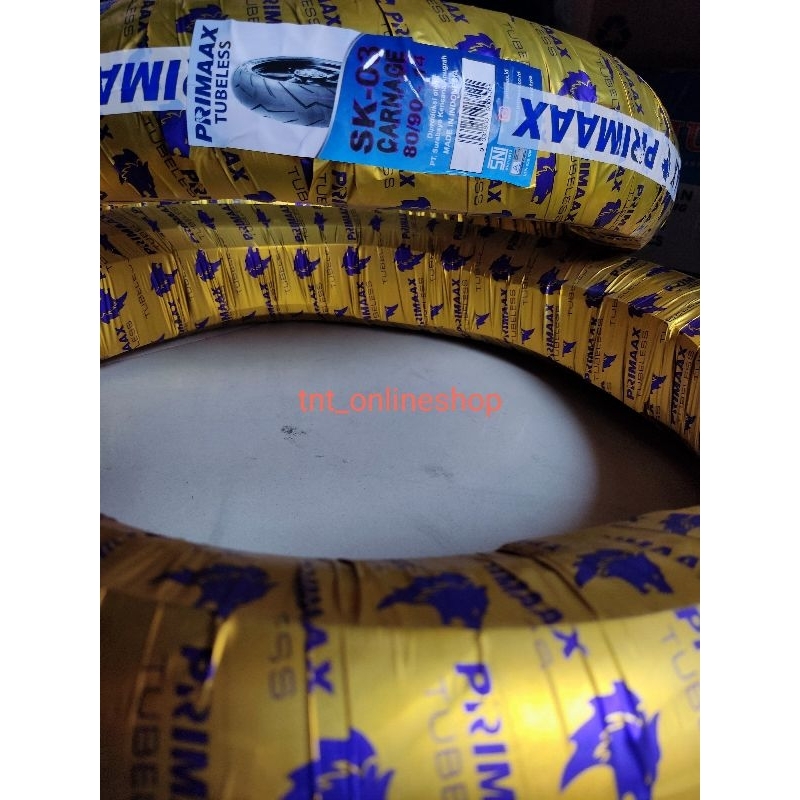 Jual BAN LUAR 80/90-14 PRIMAAX SK03 TUBLESS (MATIC) | Shopee Indonesia