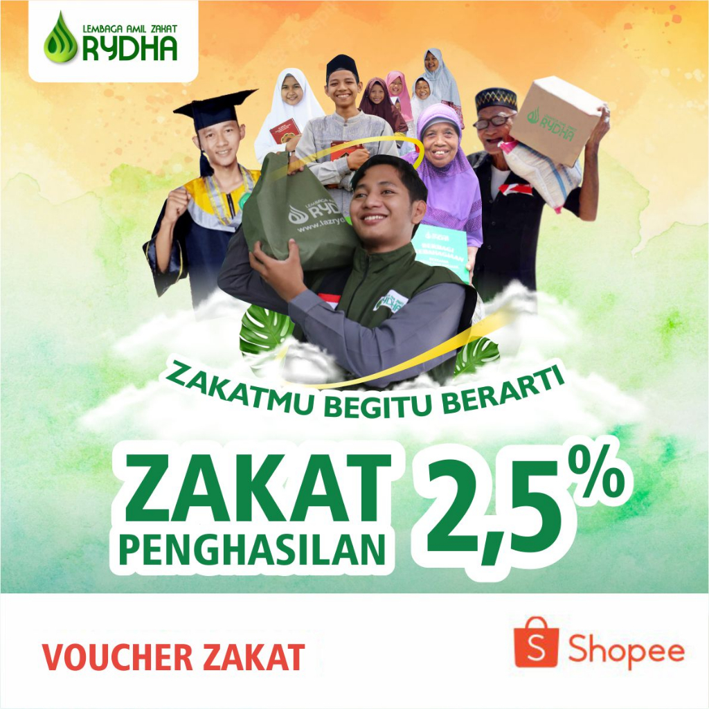 Jual LAZ RYDHA - Layanan Zakat Penghasilan / Profesi [10000] | Shopee ...
