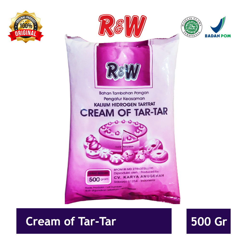Jual Pengembang kue CREAM OF TAR R&W 500 gram | Shopee Indonesia