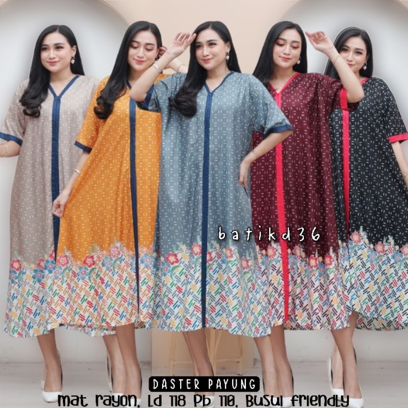 Jual Daster lengan murah payung rayon adem busui friendly halus ...