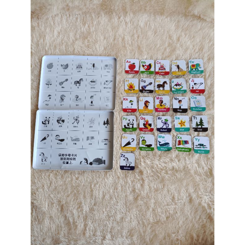 Jual Magnetic alphabet matching game | Shopee Indonesia