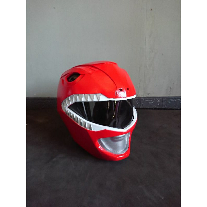Jual helm cosplay Red Ranger MMPR | Shopee Indonesia