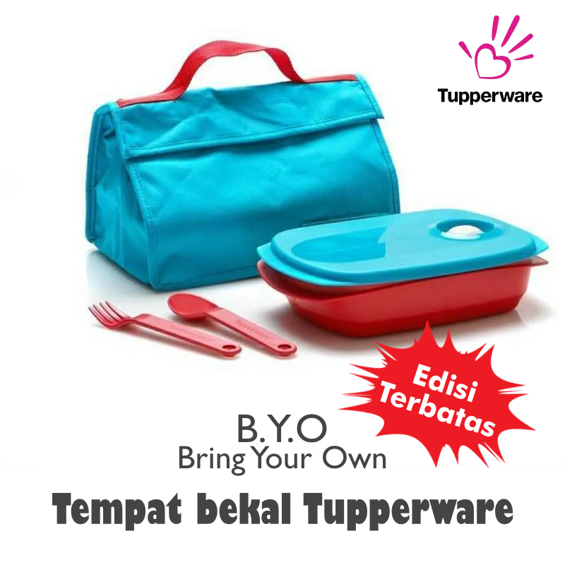 Jual TUPPERWARE BYO SET BRING YOUR OWN Lunch Box Tempat Bekal | Shopee ...