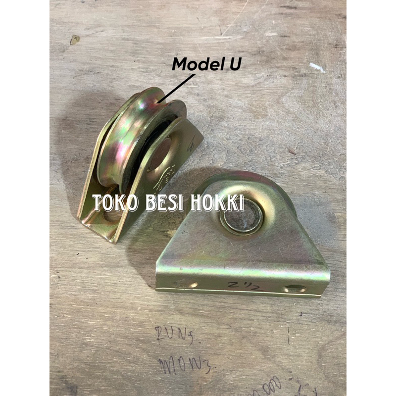 Jual Roda Pagar / Roda Bubut Chrome 2 1/2 Inc ( V & U ) | Shopee Indonesia