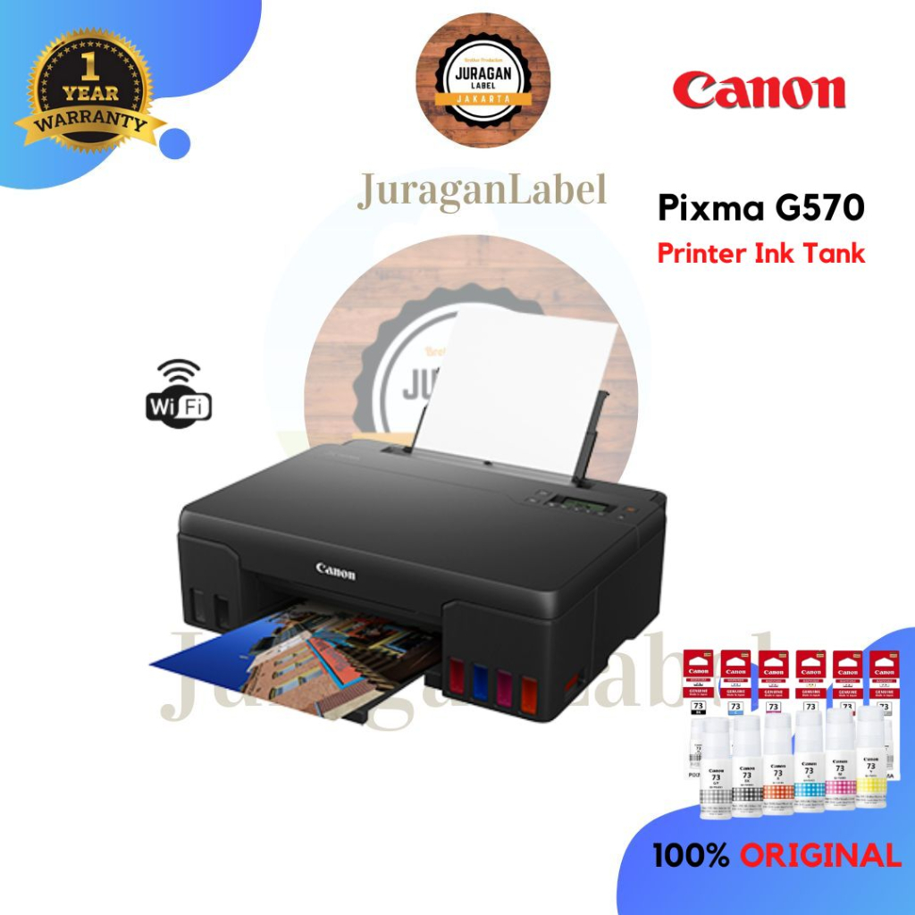 Jual Printer Canon Pixma G570 Ink Tank Wifi Garansi Resmi | Shopee ...