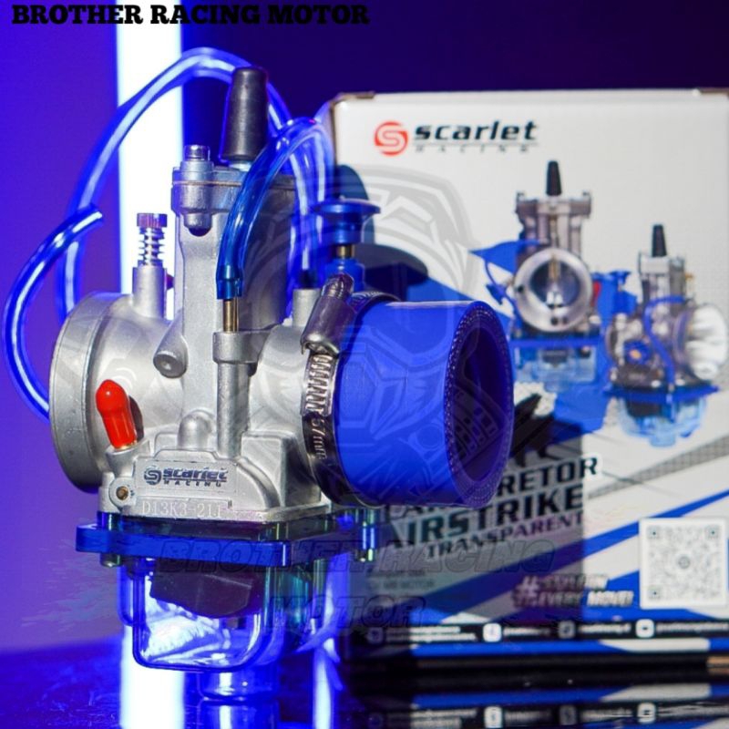Jual ( ORIGINAL ) Carbu Carburetor Karbulator PWK Airstrike 24 26 28 30 32 34 Blue Series ...