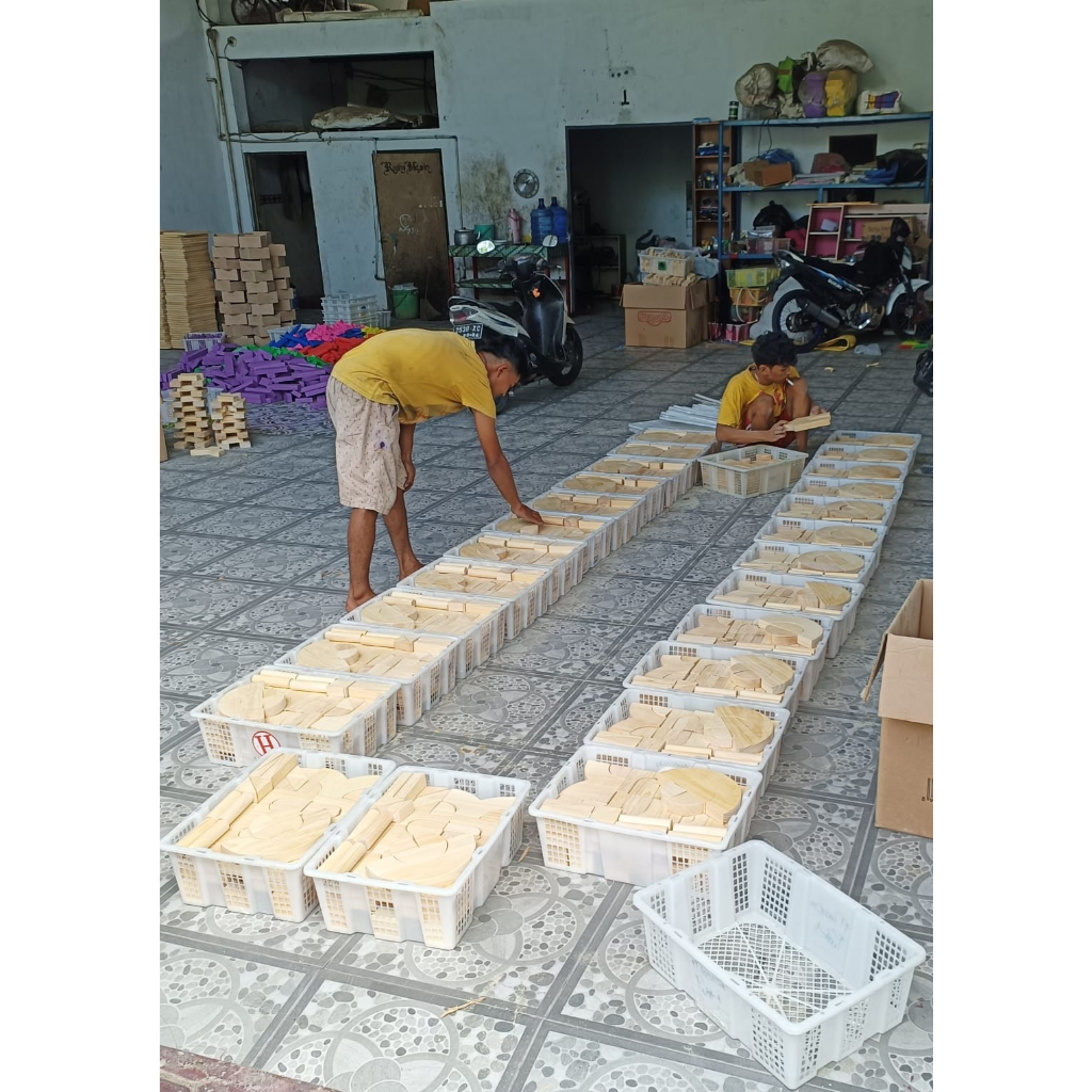 Jual Balok PDK Natural isi 105 bahan Kayu Pinus | Shopee Indonesia