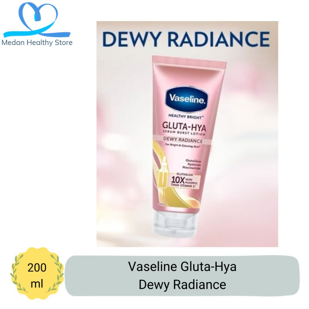 Jual Vaseline Gluta-Hya Serum Burst Lotion Dewy Radiance 200ml (ED 09/12/2024), 330ml (12/08 ...