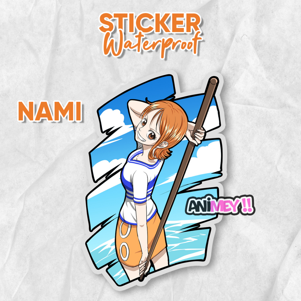 Jual Stiker Nami One Piece / Sticker Anime Waterproof | Shopee Indonesia
