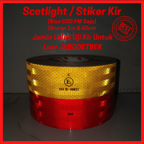 Jual Sticker scotlet scotlite scotlight reflektif pemantul cahaya mobil ...
