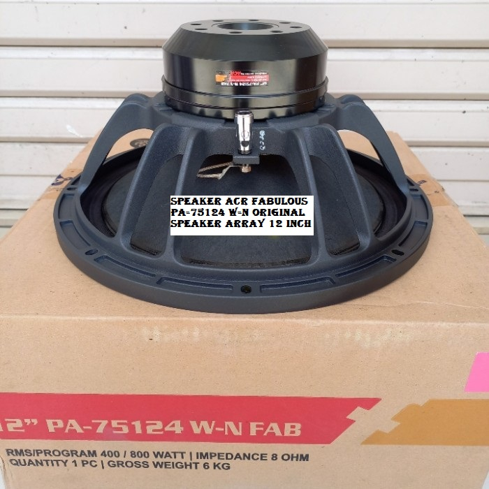 Jual SPEAKER ACR FABULOUS PA-75124 W-N ORIGINAL SPEAKER ARRAY 12 INCH ...