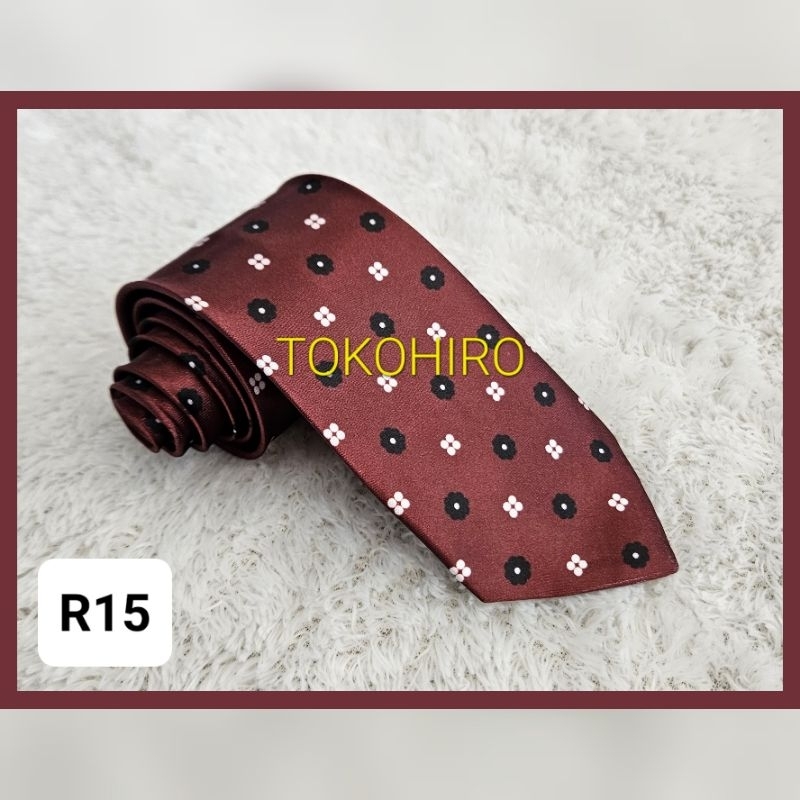 Jual DASI PANJANG PRIA MERAH BAHAN PREMIUM MOTIF GARIS POLKADOT KOTAK ...