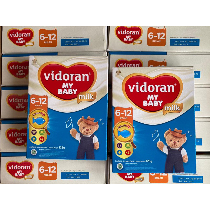 Jual Vidoran My Baby Nutriplex Susu Formula Bayi 6 - 12 bulan [125gr ...