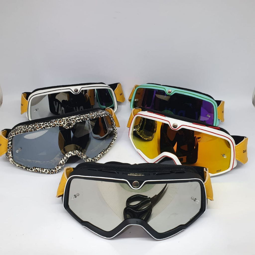 Jual Goggle Kacamata retro Cross Trail | Shopee Indonesia