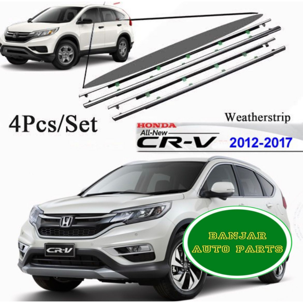 Jual LIST PELIPIT KACA LUAR MOLDING KARET PINTU WATER STRIP CRV GEN 4 ...