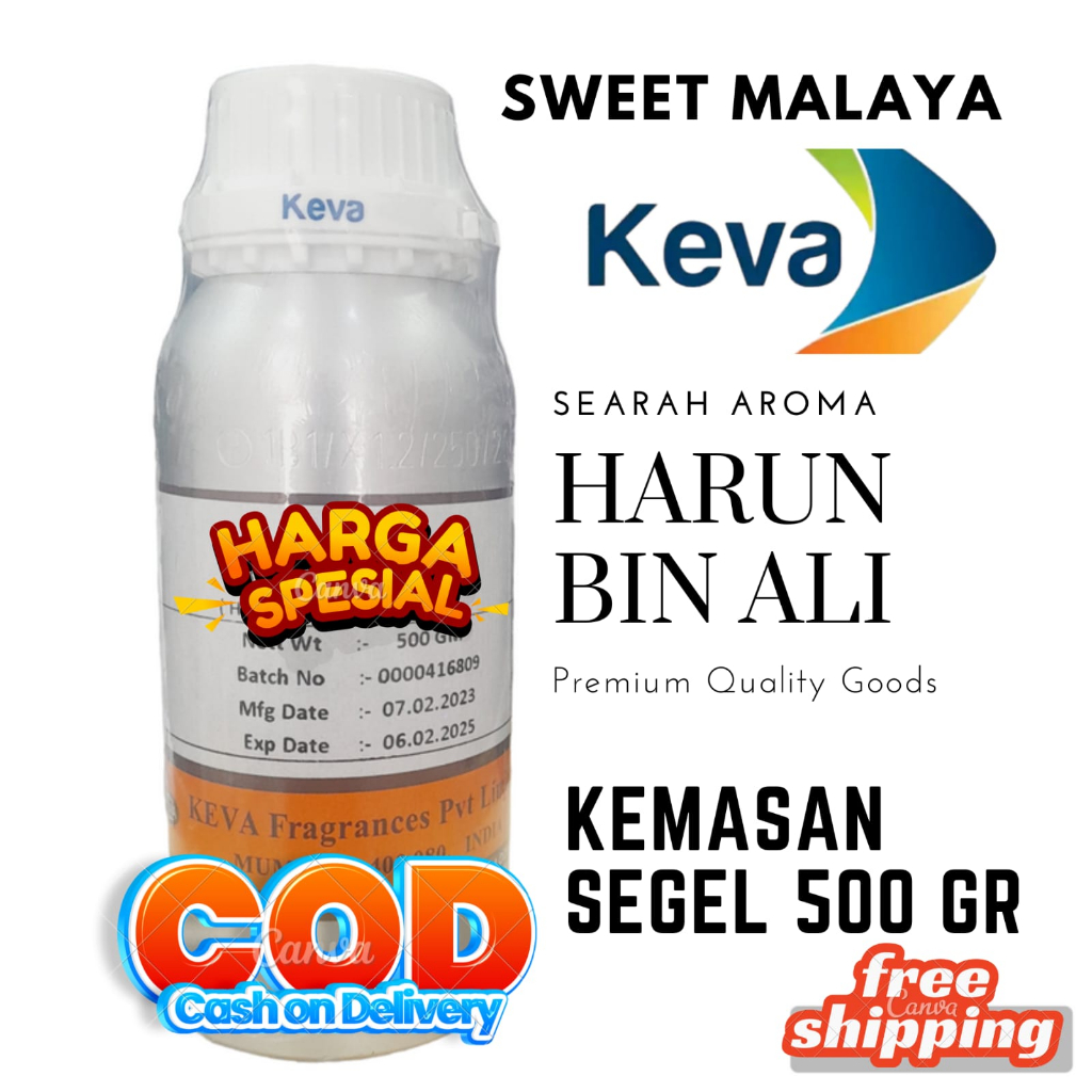 Jual SWEET MALAYA K 067/A BY KEVA SEARAH AROMA HARUN BIN ALI SEGEL 500 GRAM ( kemasan baru ...