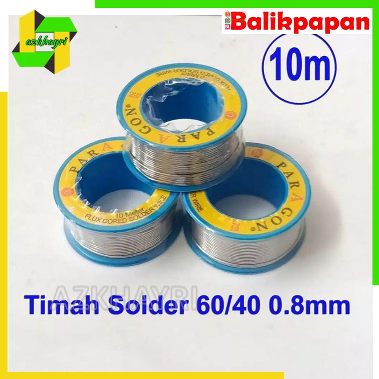 Jual Timah Paragon 10 Meter Tenol Solder Flux Cored | Shopee Indonesia