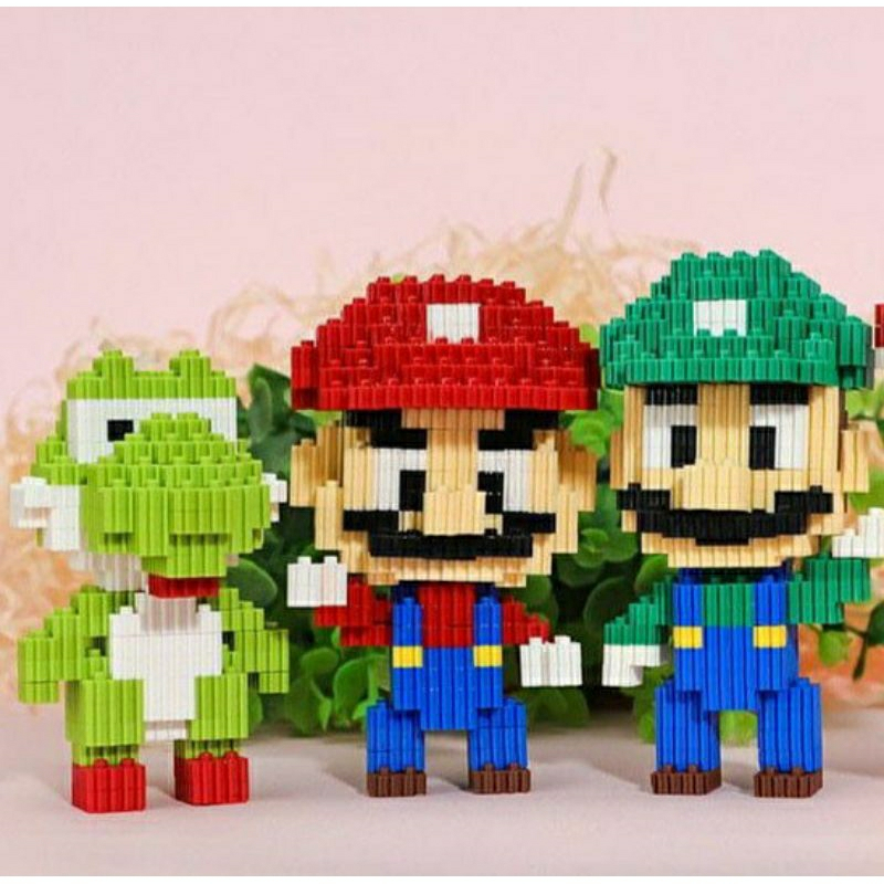 Jual Nano Block Mario Series Mainan Balok Building Block Nano Blok Nano Bricks Balok Susun ...