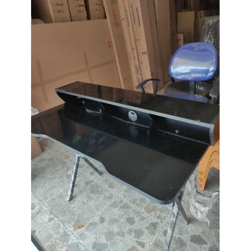 Jual Meja Gaming Meja Game Meja Minimalis Kaki Besi Matken''s | Shopee ...