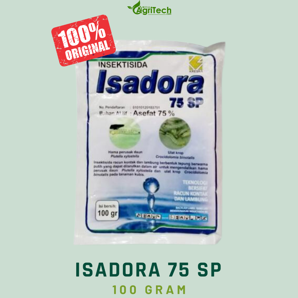 Jual INSEKTISIDA ISADORA 75 SP ISI 100 GR PENGENDALI HAMA PERUSAK DAUN ...