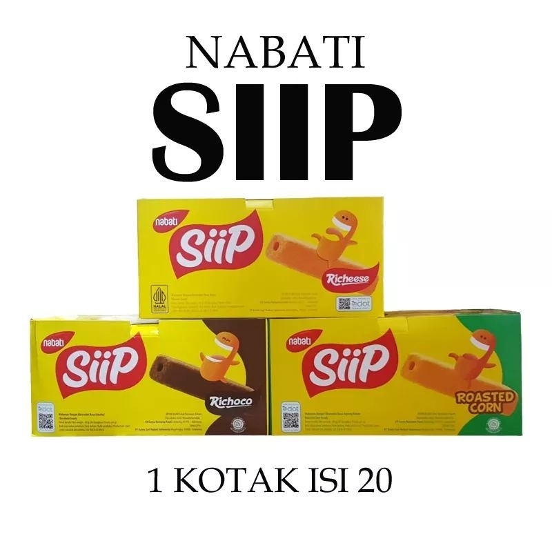 Jual SS - 1 Box Isi 20 Pcs Snack Nabati Siip isi 20 / Nabati Siip ...