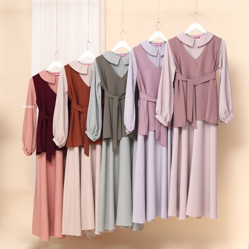 Jual Alula Dress 3 in 1 by Naisha | Shopee Indonesia