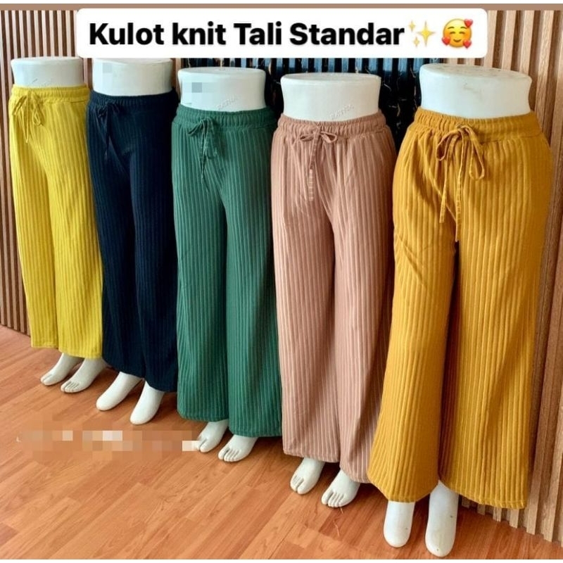 Jual kulot HORNETS Knit Uk standard/ kulot celana Premium Viral tali ...