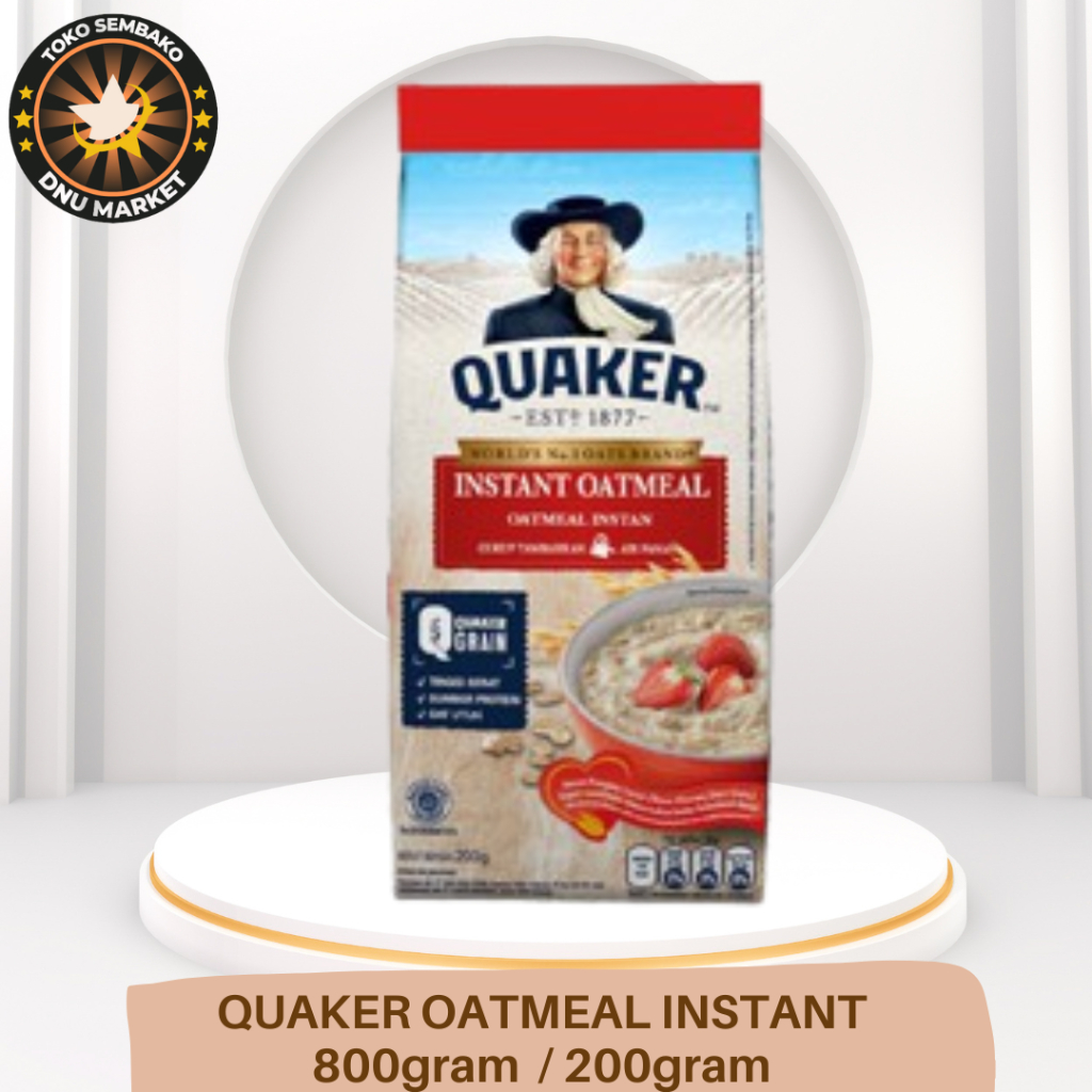 Jual QUAKER INSTANT OATMEAL ( MERAH ) | QUAKER OATCOOKING OATMEAL ...