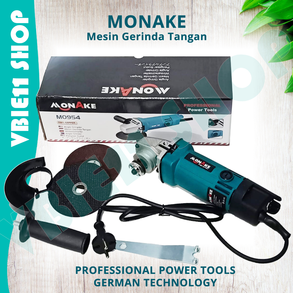 Jual Mesin Gerinda Tangan Listrik MONAKE Heavy Duty Germany Quality ...