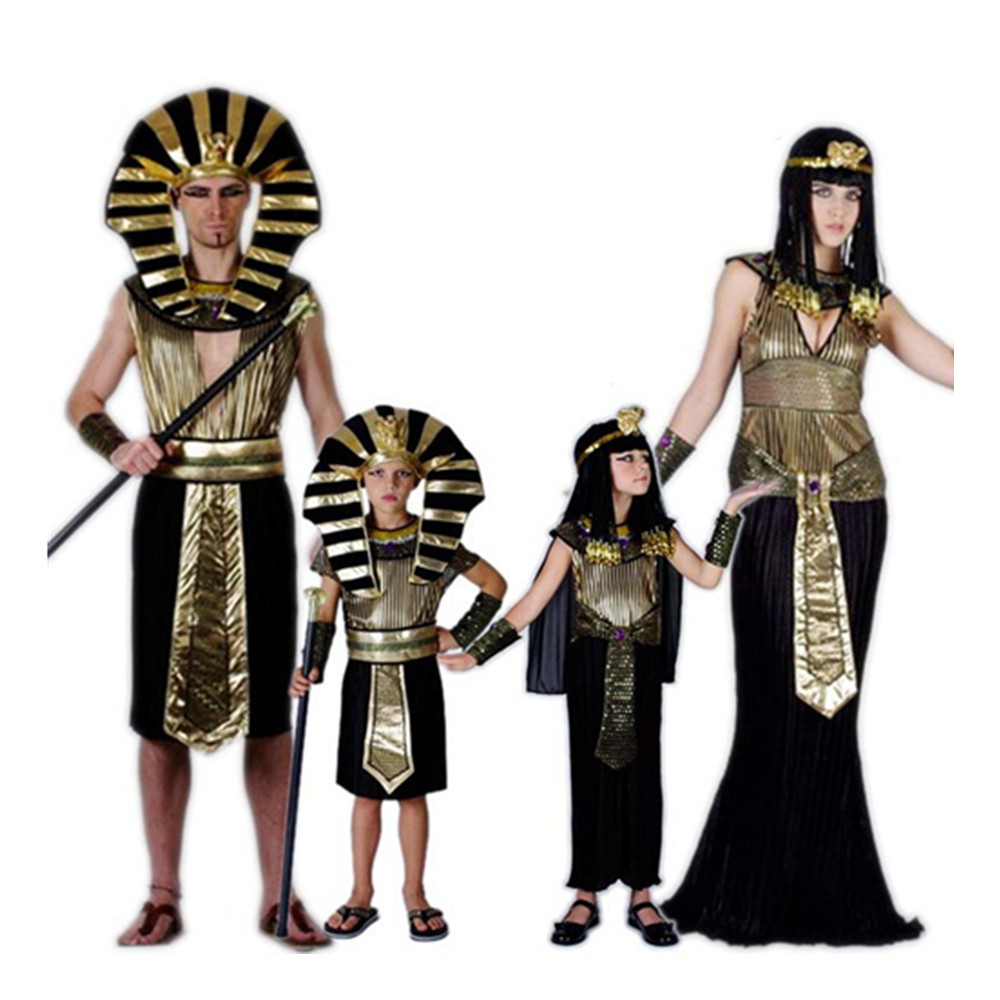 Jual kostum mesir PHARAOH & CLEOPATRA cosplay halloween paket warna ...
