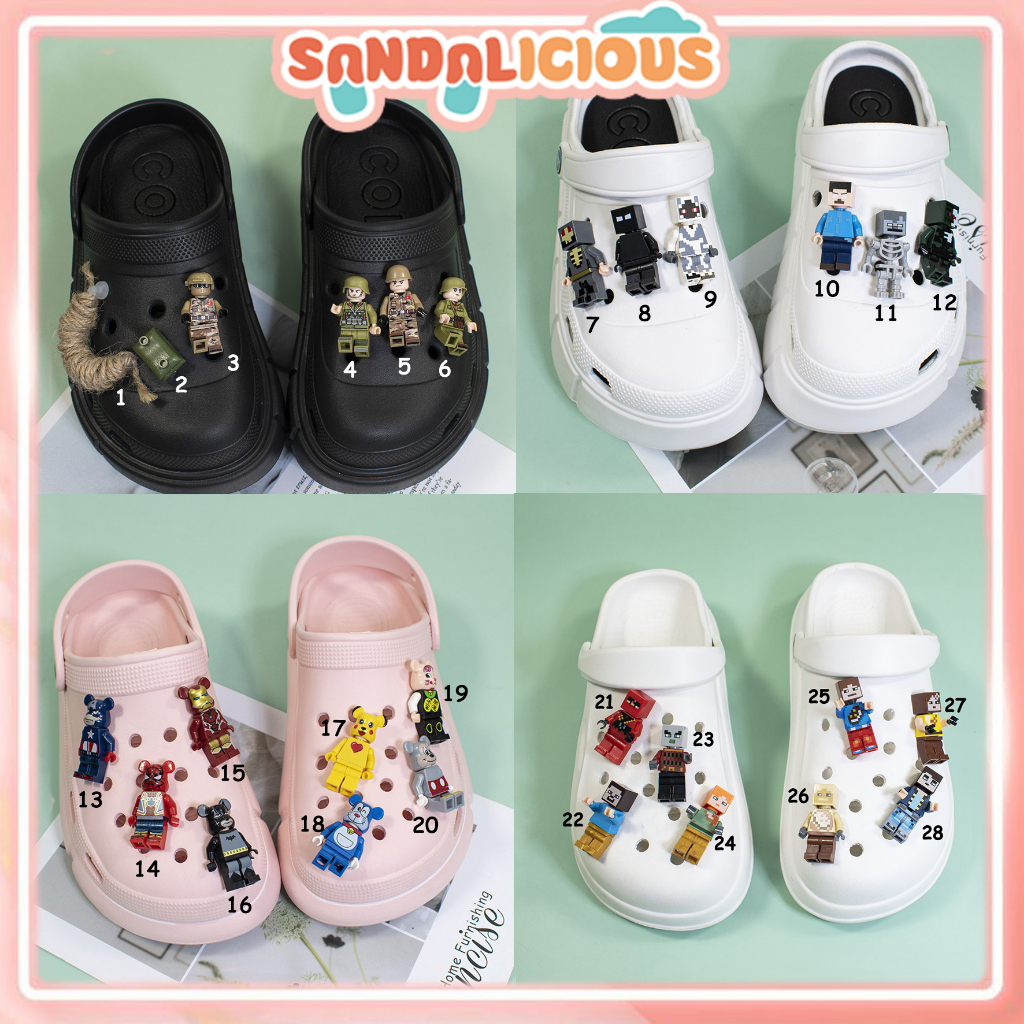 Jual Jibbitz Charm Aksesoris Sepatu Sandal Karakter Lego - Pin Hiasan ...