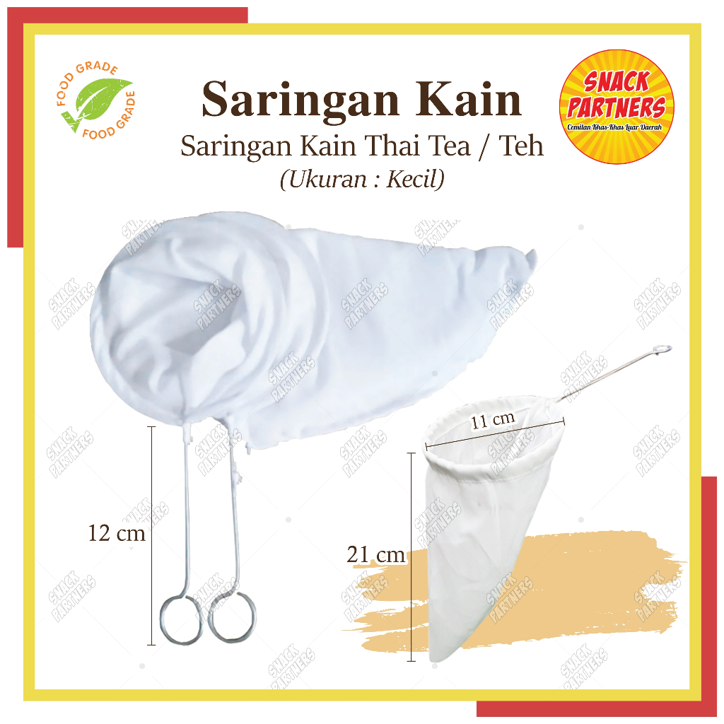 Jual SARINGAN KAIN / PENYARING - Strainer Colth Filet - Thai Tea Teh Chatramue Coffee Kopi ...