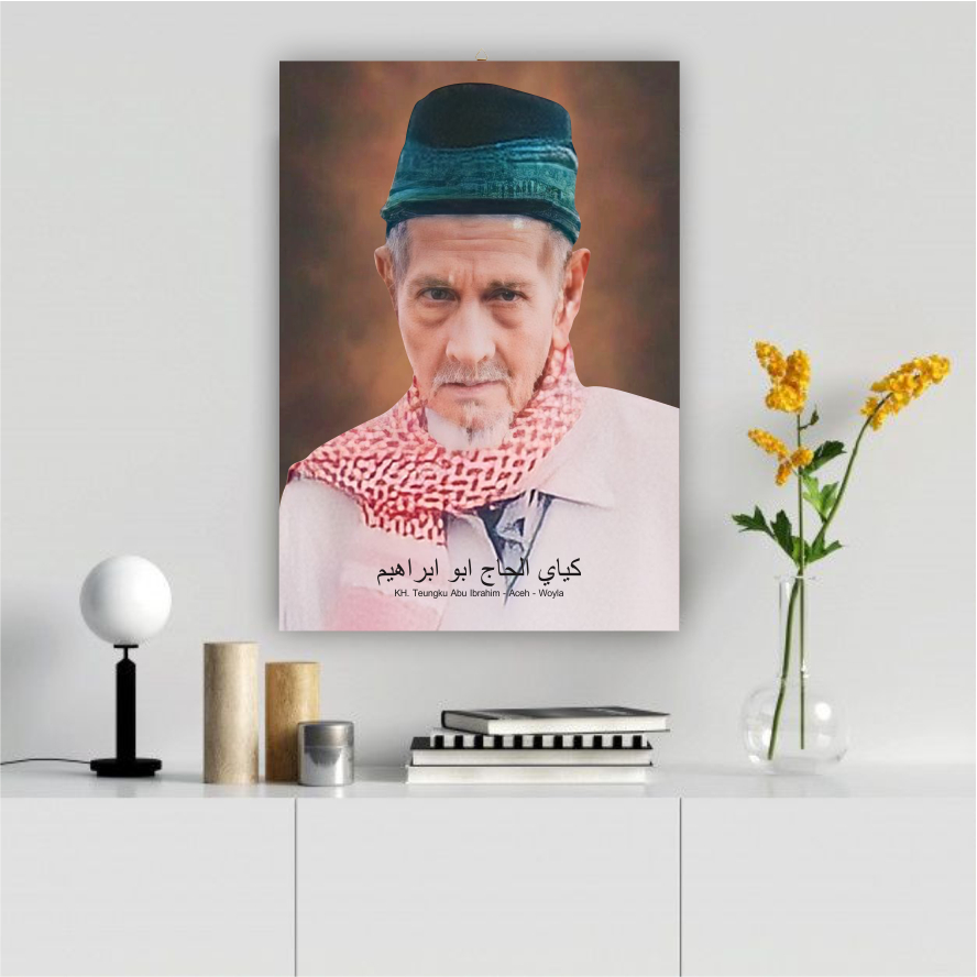 Jual Photo + Bingkai KH Abu Ibrahim / Poster Ulama & Habaib 20x29 ...