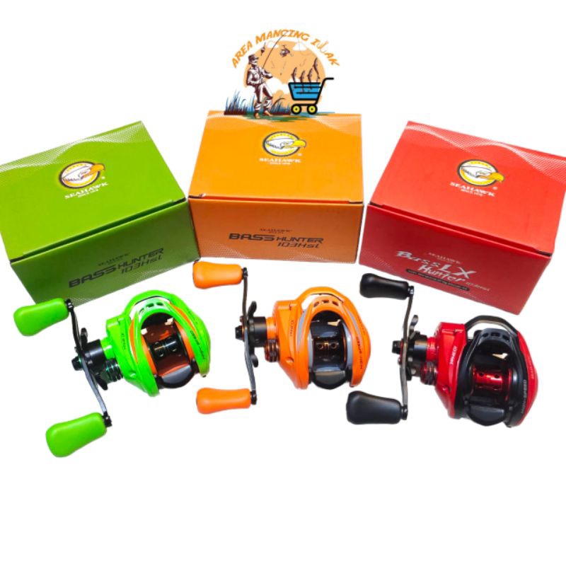 Jual Reel REEL BC SEAHAWK BASS HUNTER 103HSL - Sound Clicker | Shopee ...