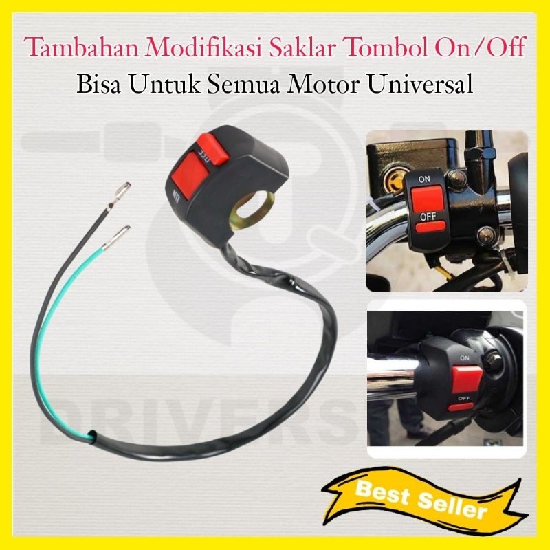 Jual Saklar Power On/Off Modifikasi Motor 44mm | Shopee Indonesia