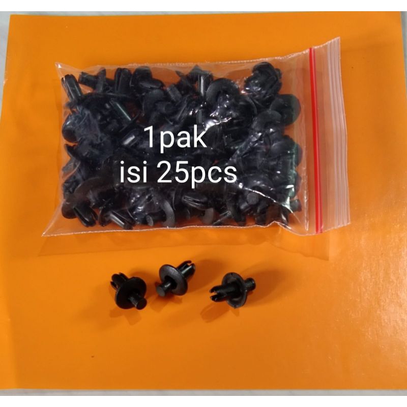 Jual 25pcs Kancingan Klip Rivet Plastik Body Nmax Aerox Lexi Shopee Indonesia