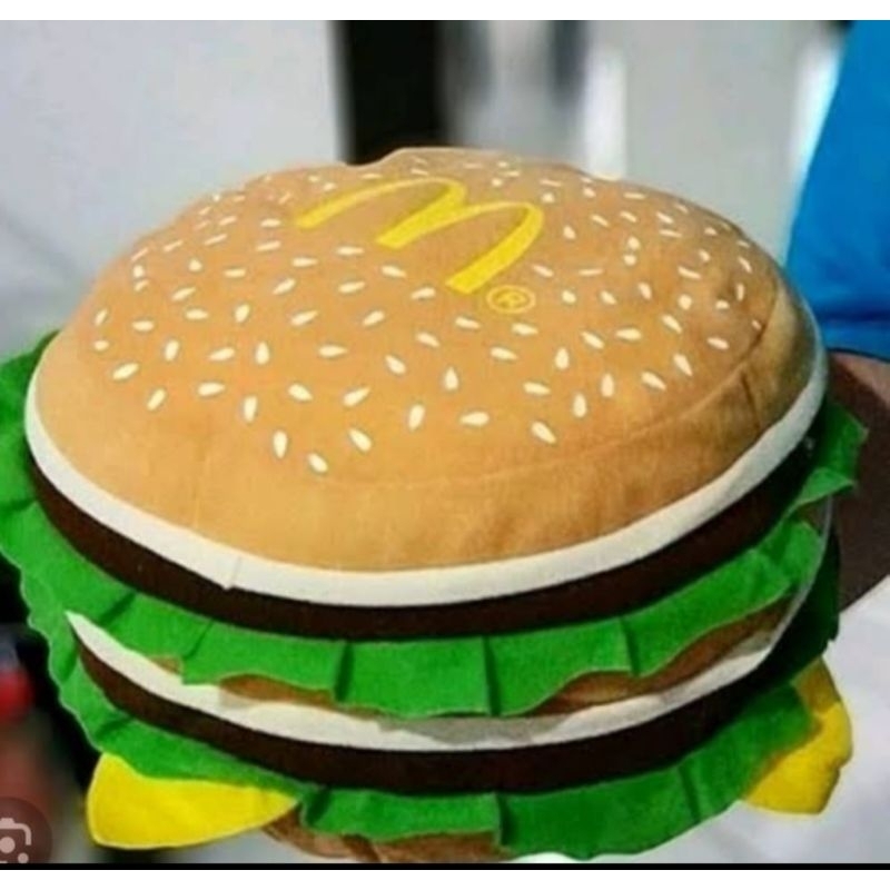 Jual BANTAL BURGER / BONEKA BURGER MC D / BANTAL MAINAN MEWAH HAMBURGER ...