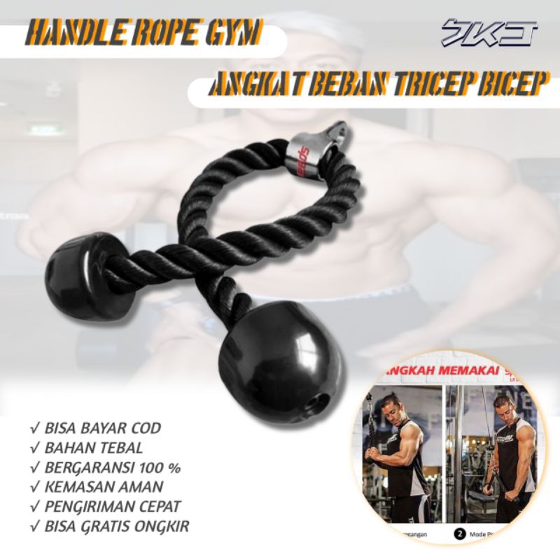 Jual Alat Olahraga Fitness Dirumah Rope gym Pull Down Ropes Pull Up ...