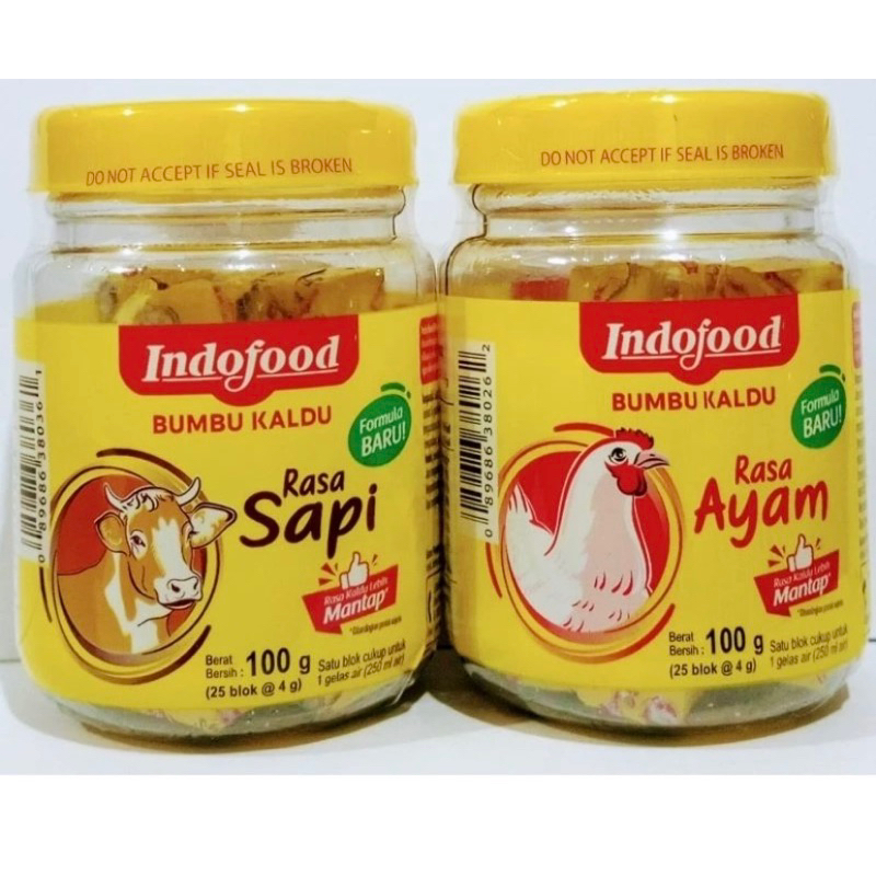 Jual INDOFOOD BUMBU KALDU BLOK TOPLES 100gr RASA AYAM SAPI PENYEDAP ...