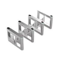 Jual Swing Barrier Gate pintu besi Stainless steel 3 line jalur ...