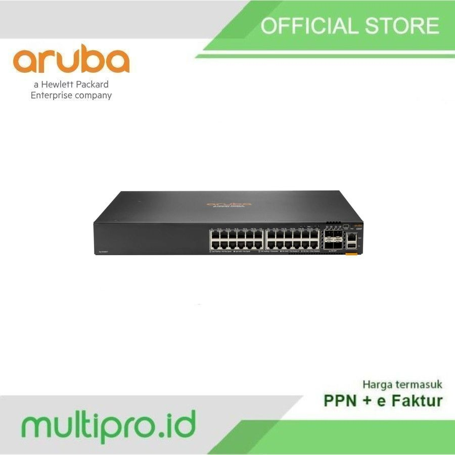Jual HPE Aruba Networking 6200F 24G Class4 PoE 4SFP+ 370W Switch ...
