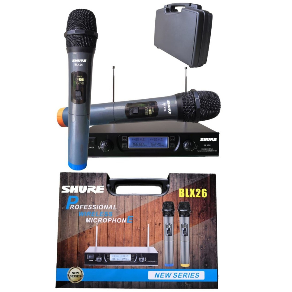 Jual MIC WIRELESS SHURE BLX 26 BLX26 MIC SHURE BLX26 | Shopee Indonesia