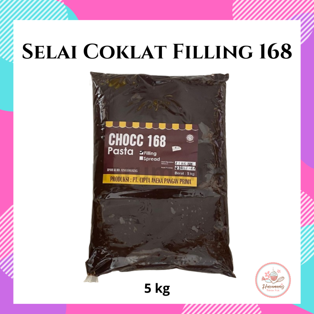 Jual Selai Coklat Filling Chocc Pasta 168 Kemasan Asli 5kg | Shopee ...