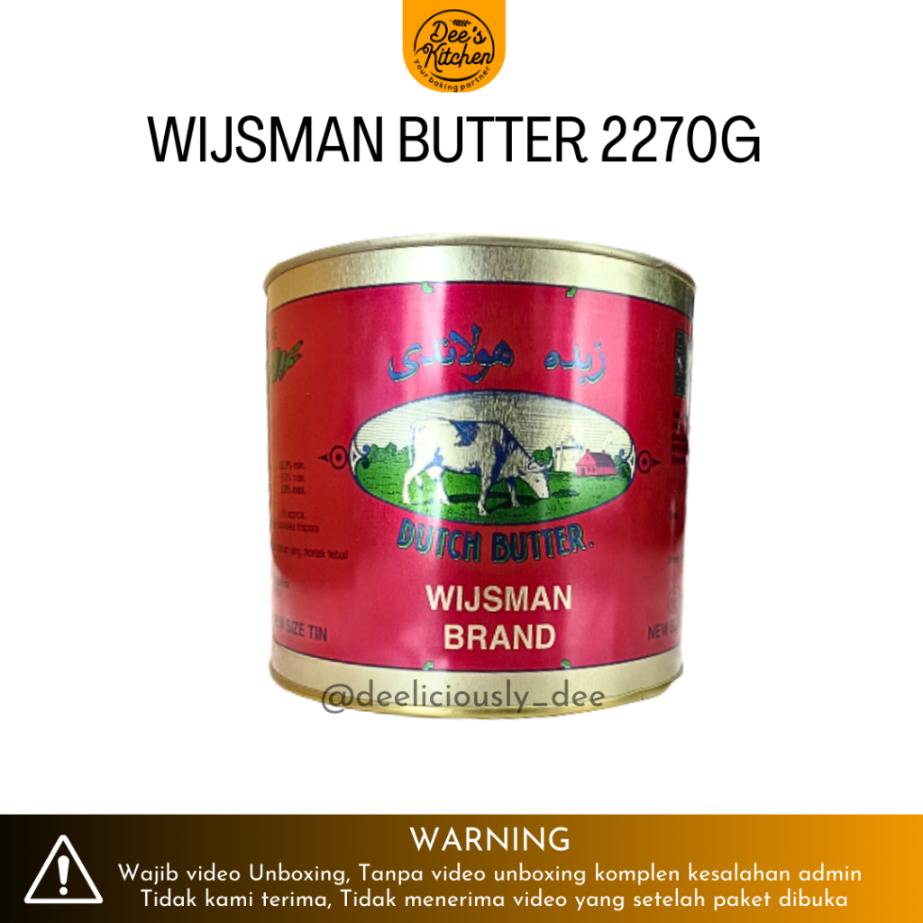 Jual Wijsman Butter Kaleng | Mentega Wisman 2270gr | Shopee Indonesia
