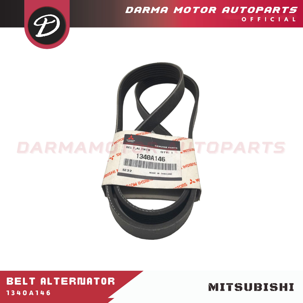 Jual Tali Kipas Van Fan Belt Mitsubishi Mirage 1340A146 Ori Asli Mitsubishi | Shopee Indonesia