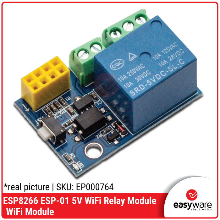 Jual ESP-01 ESP01 RELAY 5V DC MODULE RELAY ESP-01 | Shopee Indonesia