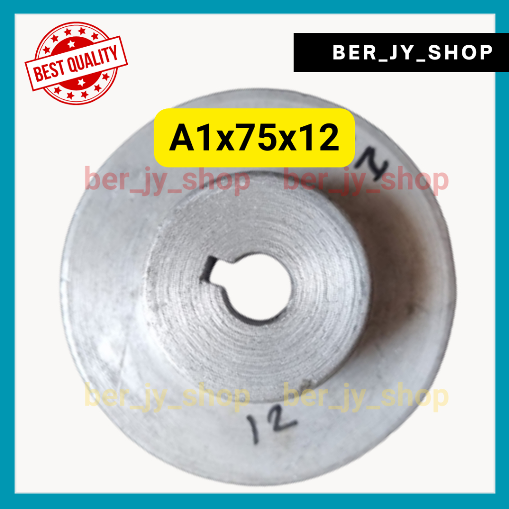 Jual A1x75x12 - Pully Puli Puly Pulley Aluminium A1 x 75mm/3"/3in ...