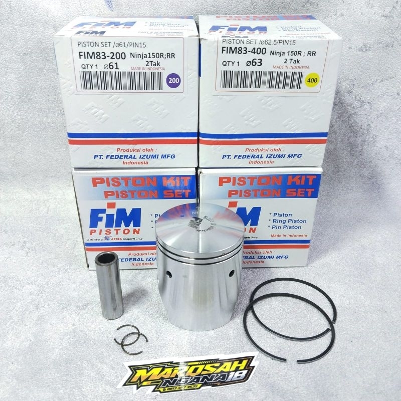 Jual PISTON FIM NINJA FIM83 PISTON NINJA 150 R RR S PIN 15 STD 25 50 75 ...