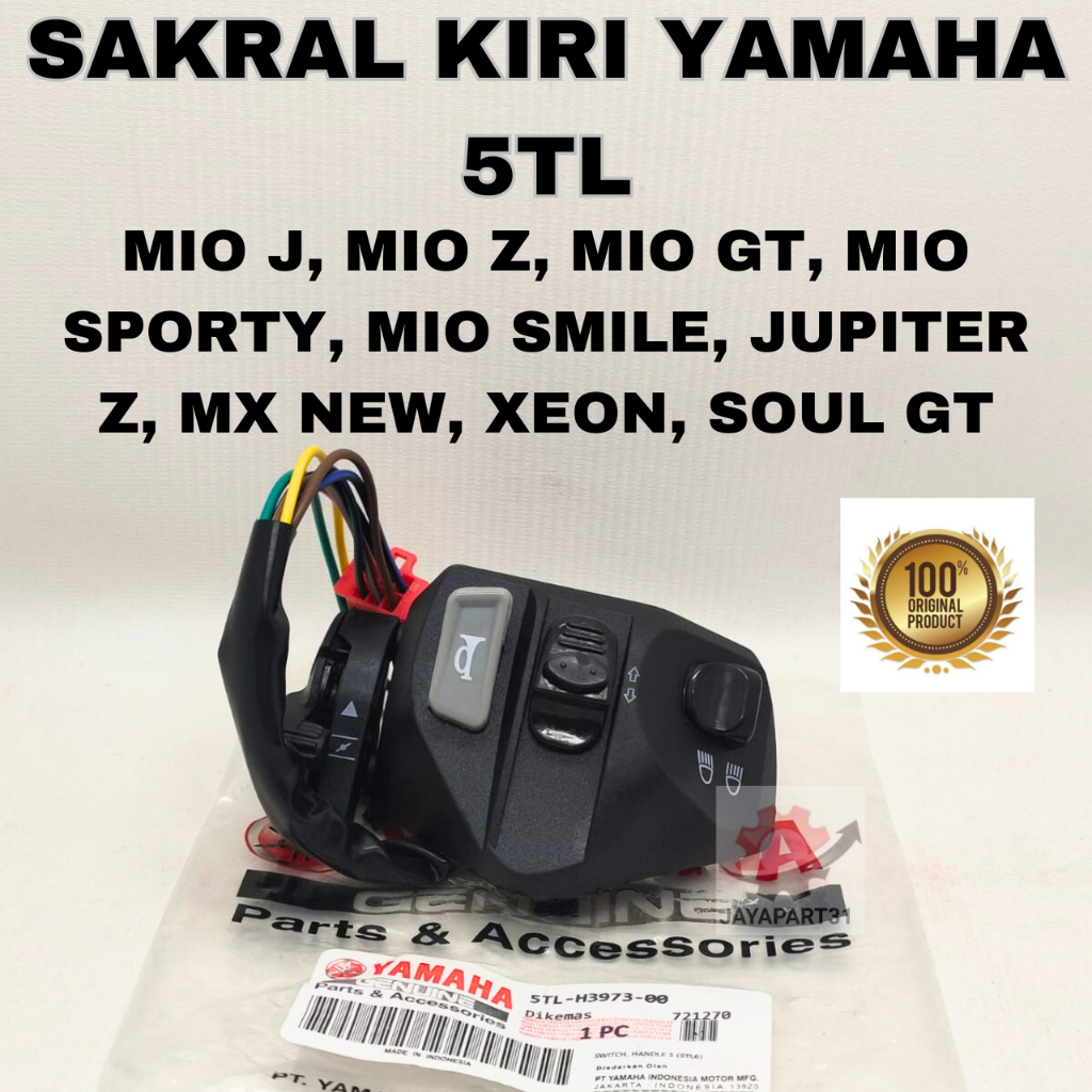 Jual SAKLAR KIRI YAMAHA 5TL ASLI ORIGINAL MIO, JUPITER, XEON, MX NEW ...